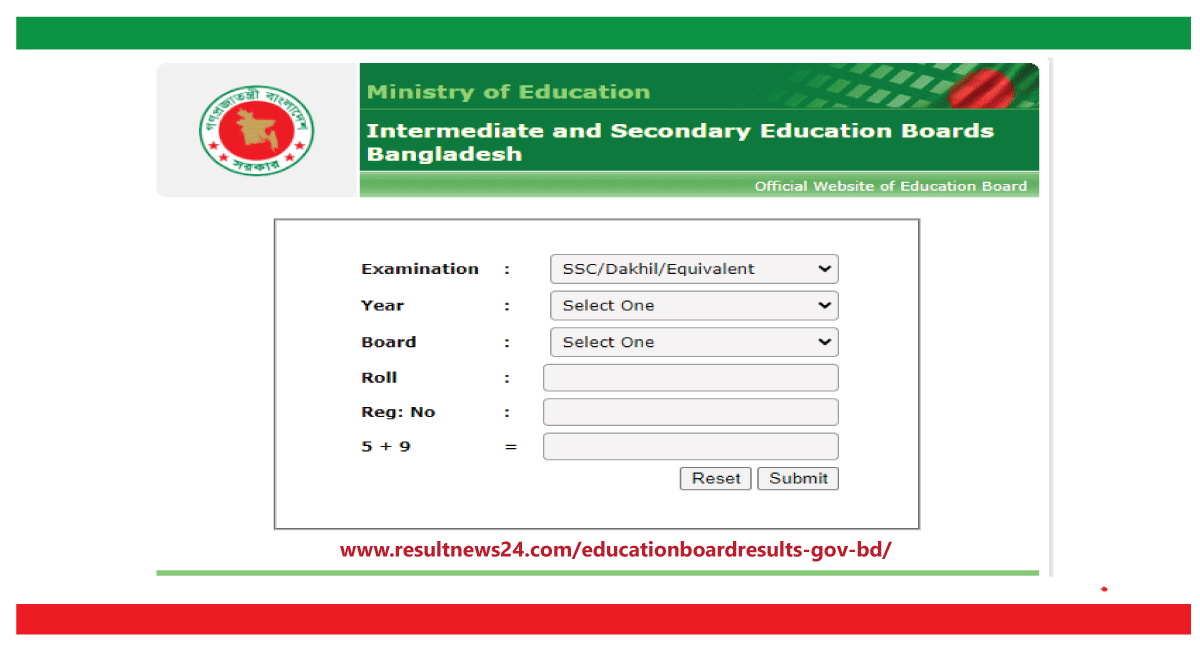 Education Board Result 2024 | educationboardresults gov bd